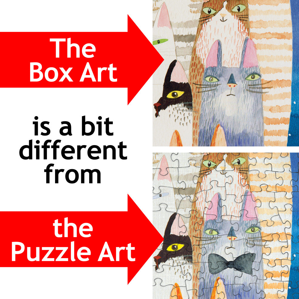 Colorful Cats Jigsaw Puzzle – PuzzleTwist